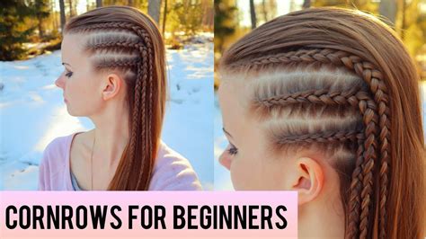 Cornrows For Beginners LEARN TO BRAID How To Hair DIY YouTube