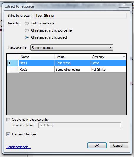 Net Transforme Strings Em Resources Com O Resource Refactoring Tool