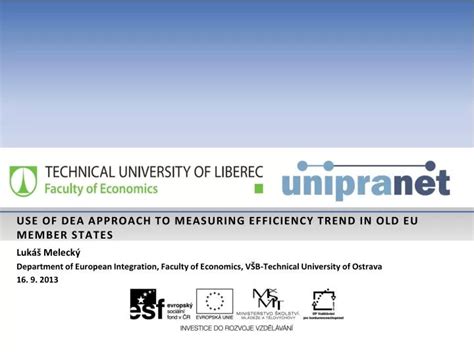 Ppt Use Of Dea Approach To Measuring Efficiency Trend In Old Eu Member States Powerpoint