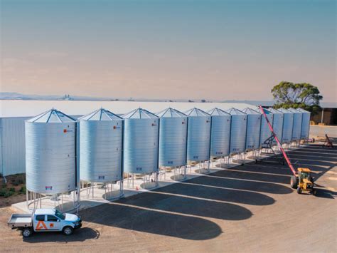 Wheat Silos Ahrens Rural Number One In Rural Infrastructure