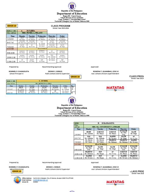 Class Program 2023 2024 Pdf Class Program 2023 2024 Pdf