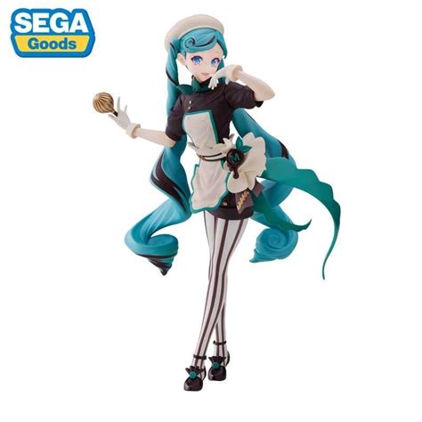 Promo 21cm Sega Original Genuine Hatsune Miku Anime Figure Luminasta