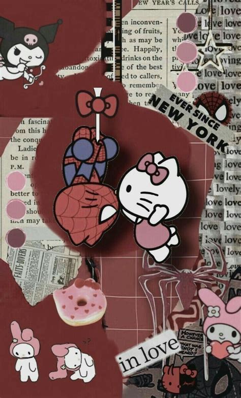 Pt 2 Hello Kitty Wallpaper Süsleme çizimi Şirin çizim Hello Kitty