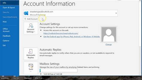 Changing SMTP Settings In Outlook 365 YouTube