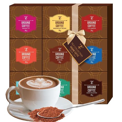 Coffee Ts Gourmet Coffee T Set 9 Ground Coffee Assortment T