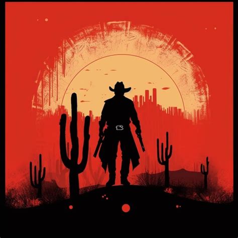 Premium Ai Image A Poster For A Western Movie Called The Lone Ranger