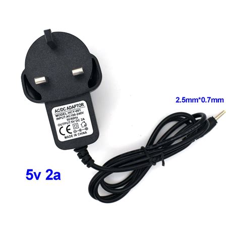 Power Adapter Dc 5v 2a 1 5a 2a 2 5mm X 0 7mm 2 5x0 7mm 3pin Wall Tablet
