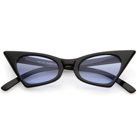 Retro 1950s Geometric High Pointed Cat Eye Sunglasses C492 Cat Eye Sunglasses Cat Eye
