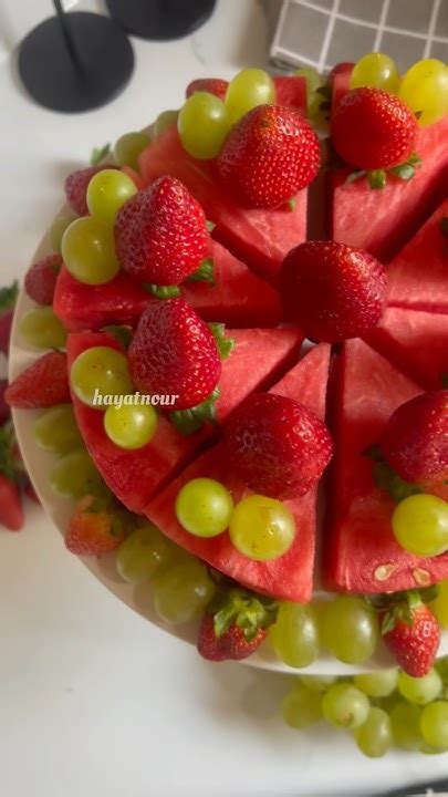 طريقة تقديم رائعة للفواكه 😍 Fruit Fruits فواكه Meyve بطيخ