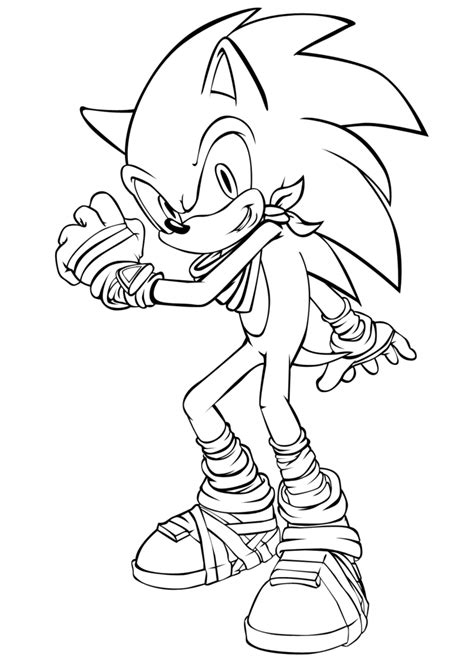 Coloriage Sonic Exe 123Dessins Source 1 Des Dessins Coloriage
