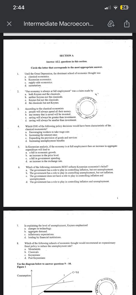 Solved Section Aanswer All Questions In This Section Circle
