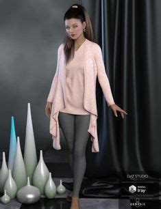 P3D Brita For Tween Julie 7 3D Models For Poser And Daz Studio Daz