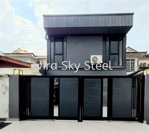 49 Inline Netting Glass Series Aluminium Trackless Folding Gate