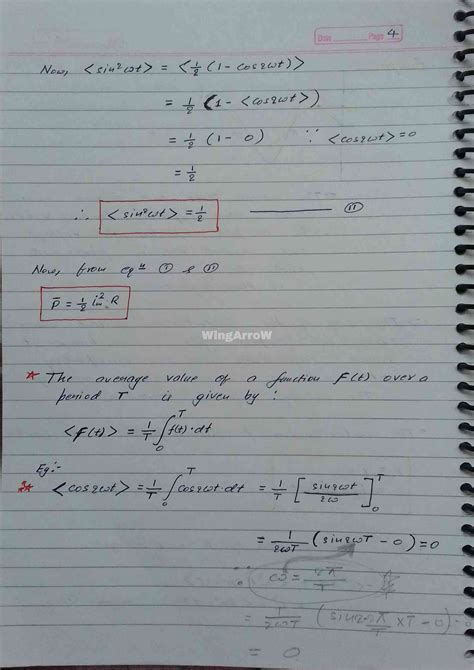 Alternating Current Class 12 Notes Based On Ncert