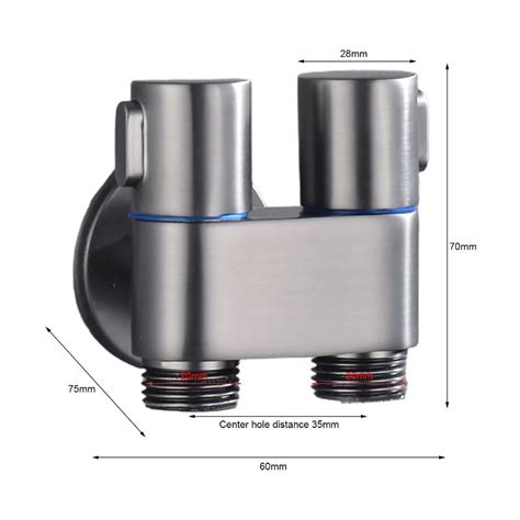 Dual Control Washing Machine Tap Dual Faucet Bidet Dual Control Valve