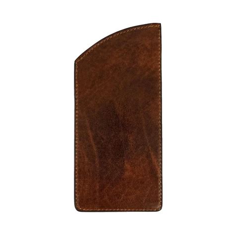 Leather Glasses Sleeve Brown The Leather Mob