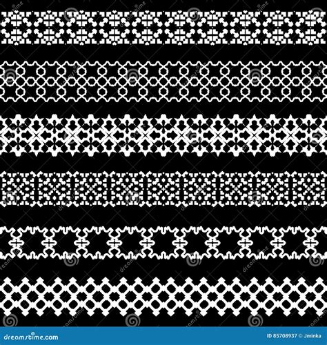 Seamless Border Stock Vector Illustration Of Isolated 85708937