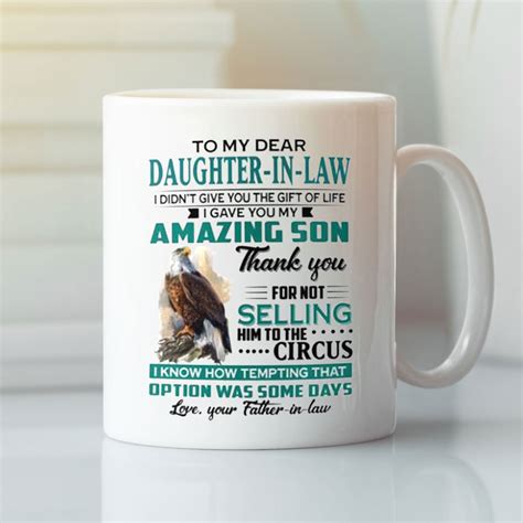 Eagle To My Dear Daughter In Law Mug