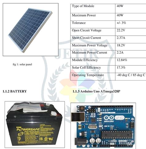 Arduino Uno Atmega328p Development Board 8 Table 1 Solar