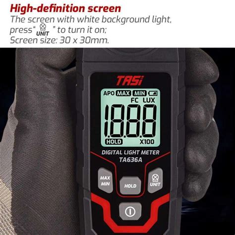 Jual Tasi Lux Meter Alat Ukur Intensitas Cahaya Digital Lcd Screen
