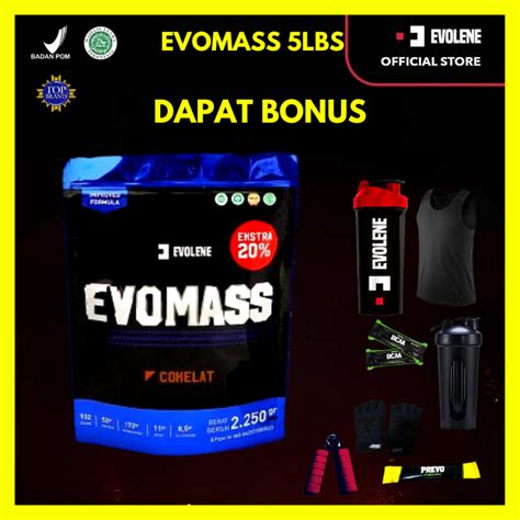 Jual Evomass 5 Lbs Evolene Mass Gainer Evomass Halal Bpom Evo Original