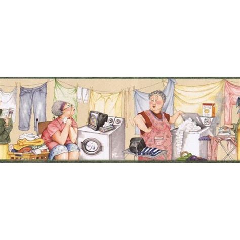 Laundry Room Border Wallpaper Etsy