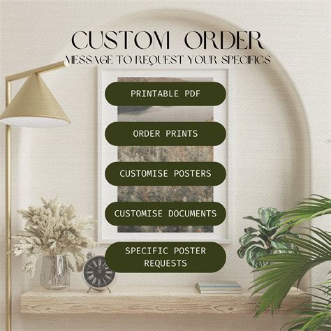 Custom Order Customise Posters Documents Request Specific Etsy