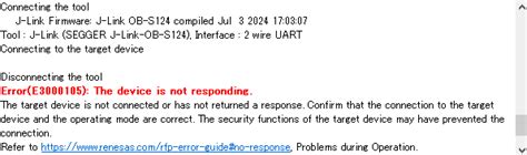 ErrorCould Not Read Registers Remote Failure Reply E When Debugging On RA M Forum RA