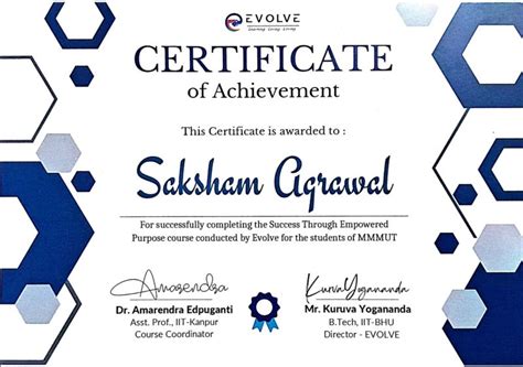 Saksham Agrawal On Linkedin Connections Evolve Certification