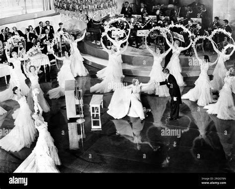 Jeanette Macdonald Nelson Eddy Both Dancing Center On Set Of The