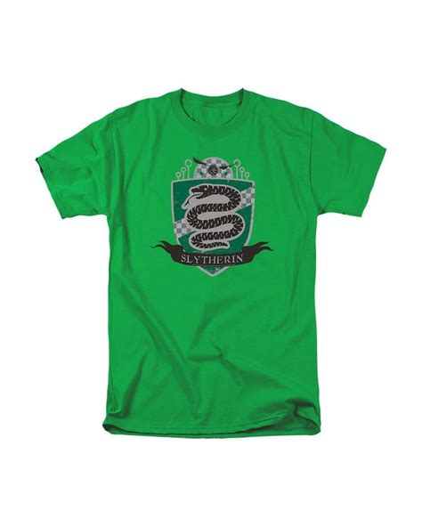 Harry Potter Slytherin Quidditch Crest T Shirt In Green For Men Lyst