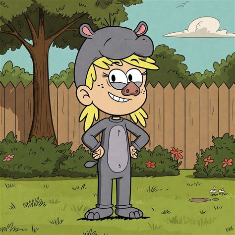 Lana Loud Wearing Her Hippopotamus Costume By Lt124 On Deviantart