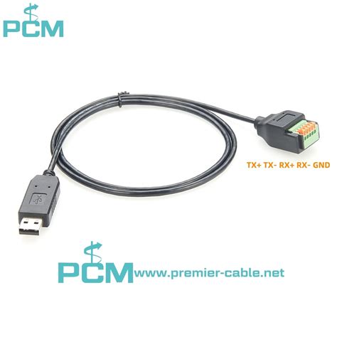 Usb To Rs485 Rs422 Serial Adapter With Terminal Block Premier Cable A Cable Specialist For