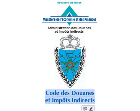 Code Des Douanes Et Impôts Indirects 2026