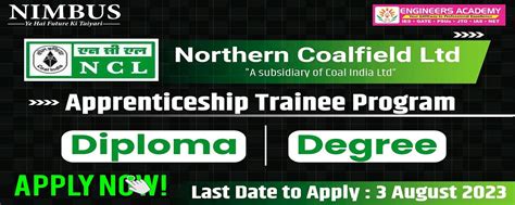 NCL Apprentice Recruitment 2023 Online Course Vacancy Notification