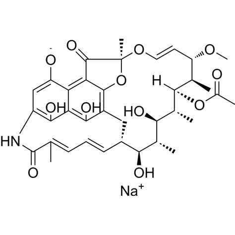 Rifamycin Sodium Rifamycin Sv Sodium Ansamycin Antibiotic Medchemexpress