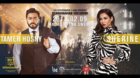 شيرين عبد الوهاب ، السويد ، مالمو ، حفلة Shirin Abd Alwahab تامر حسني