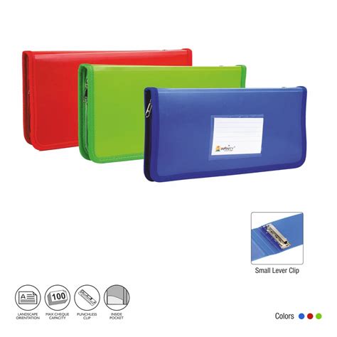 Infinity Cheque Book Cover With Zipper At Rs 64 Piece File Folder In