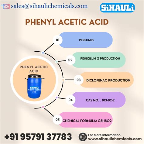 Phenyl Acetic Acid Manufacturer And Exporter From Mumbai India Sihauli