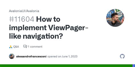 How To Implement Viewpager Like Navigation · Avaloniaui Avalonia