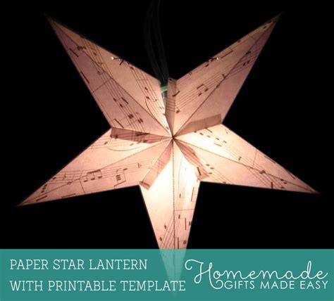Paper Lantern Printable Template