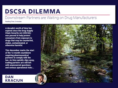 The Drug Manufacturers Dscsa Dilemma Trustmed