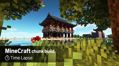 마크 청크 건축 한옥 Minecraft Chunk Build Korean Style House Youtube