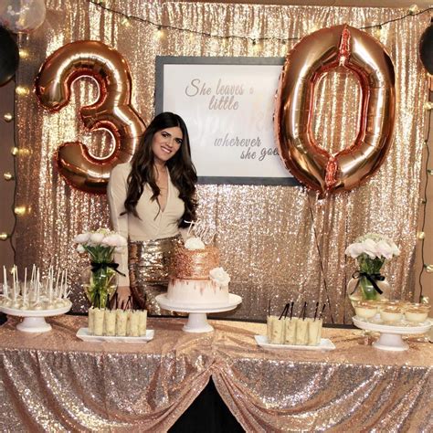30th Birthday Party Table Decoration Ideas Table Decoration