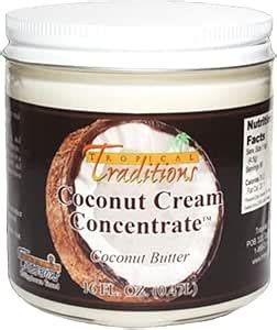 Tropical Traditions Organic Coconut Cream Concentrate 1