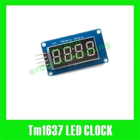 Jual Dijual Tm1637 Display Module For Arduino 7 Segment 036inch Clock