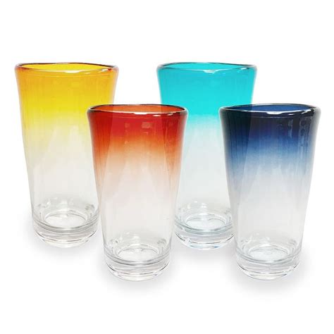 Food Network™ 4 Pc Ombre Acrylic Highball Glass Set Bohem Bohem