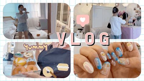 V Log 네일리스트 일상브이로그도깨비젤네일샵브이로그자석젤열손연장바다네일휴가네일마블네일인어공주네일픽시네일