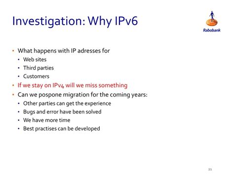 That Is Why Rabobank Has Ipv6 Ppt Download