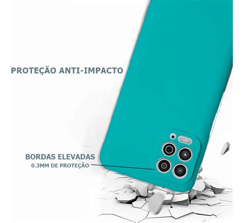 Capa Ant Impacto Aveludada Motorola Moto G100 Pelicula 21d